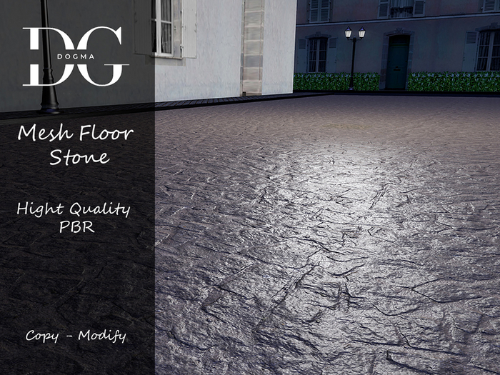 Second Life Marketplace - [Dogma] Stone PBR Mesh Floor