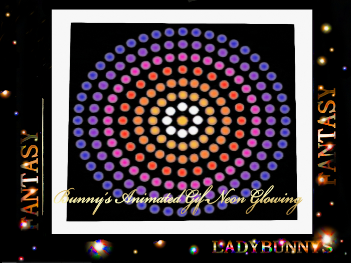 Second Life Marketplace - Bunny's Animated Gif-Neon Glowing -full perm ...