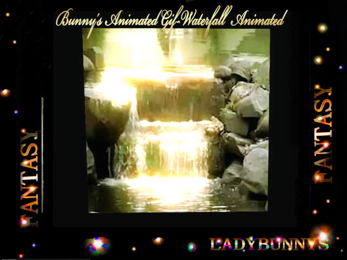 Second Life Marketplace - Bunny's Animated Gifs-Waterfall Animated-full ...