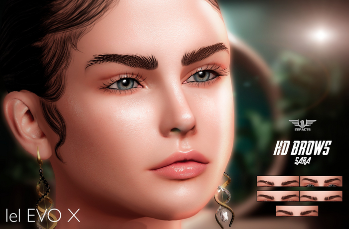 Second Life Marketplace - IMPACTS- HD BROWS SARA LeLutka 4,0
