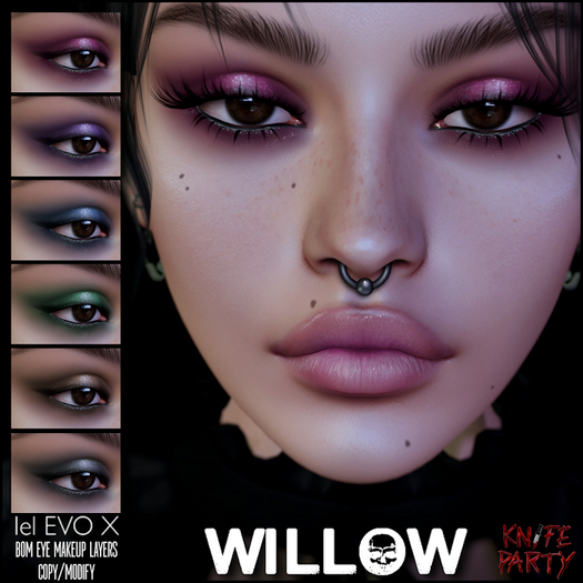 Second Life Marketplace - Knife Party // Willow Eye Makeup // Evo X