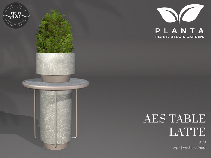 Second Life Marketplace - Planta - Aes Deco Latte