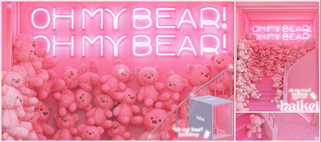 Second Life Marketplace - HAI.K /OHMYBEAR!/ BACKDROP