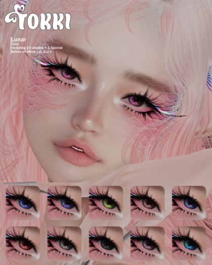 Second Life Marketplace - .Tokki. // Lunar Eyes TSSMP