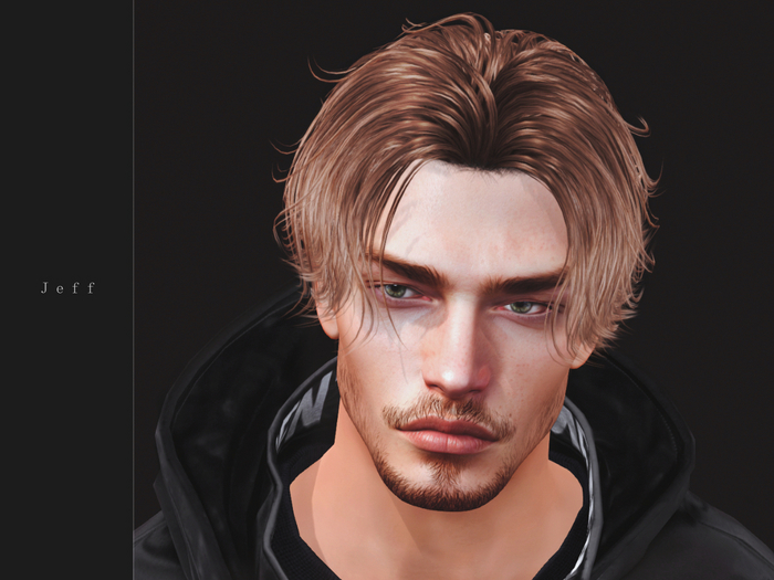 Second Life Marketplace - Vango. (DEMO) Jeff - Mens hair / BOX