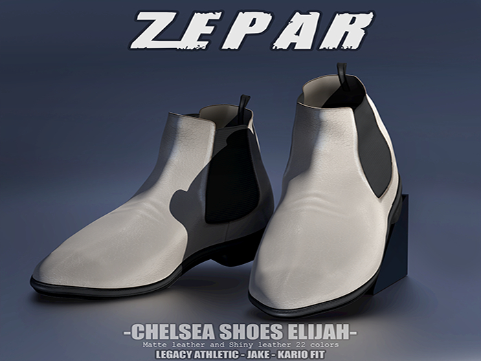 Second Life Marketplace - ZEPAR // CHELSEA SHOES ELIJAH // FATPACK