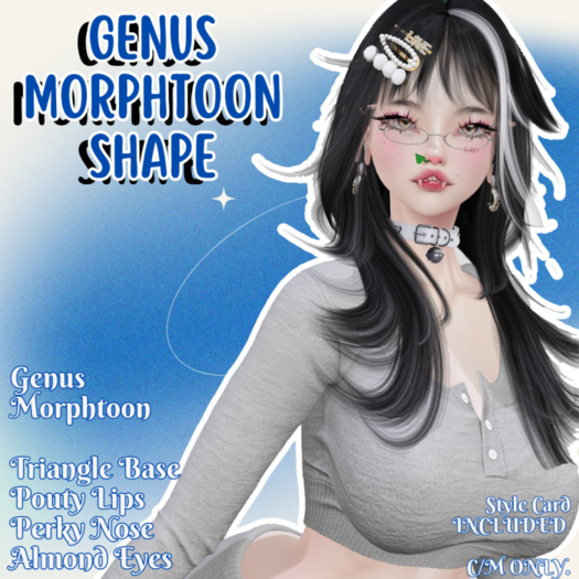 Second Life Marketplace - Brown Girl - Genus MORPHtoon Yoona Shape
