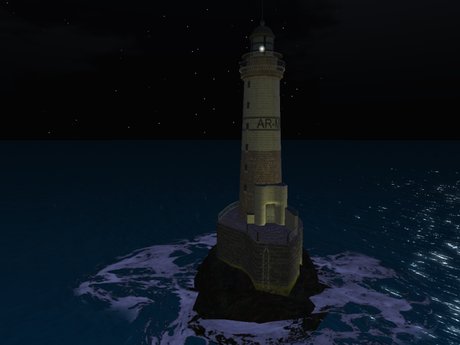 Second Life Marketplace - Off Sim Decor - Ar Men Lighthouse
