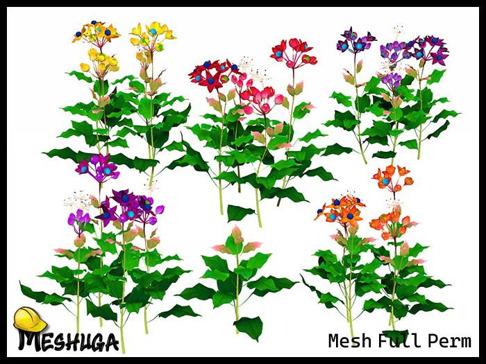 Second Life Marketplace - Meshuga Spring Flowers - Japanese Fate Pack ...