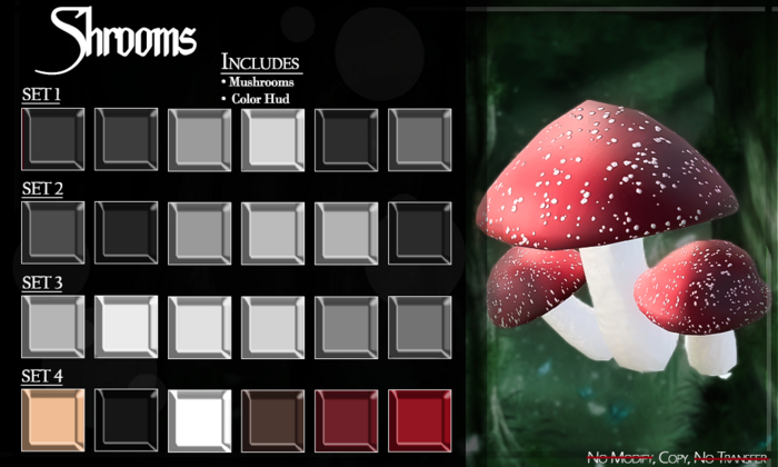 Second Life Marketplace - FK* Shrooms ☾☾4☽☽ ☾☾Attachment☽☽