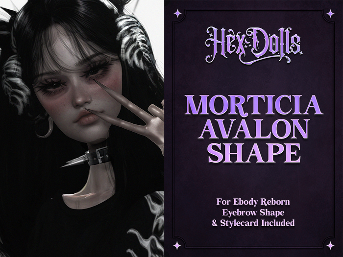 Second Life Marketplace - [HexDolls] Morticia Avalon Shape