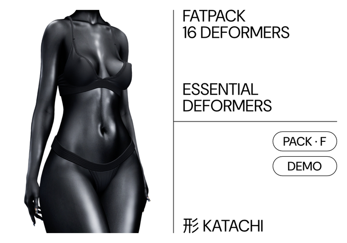 Second Life Marketplace - F • FATPACK • ESSENTIAL DEFORMERS (DEMO)