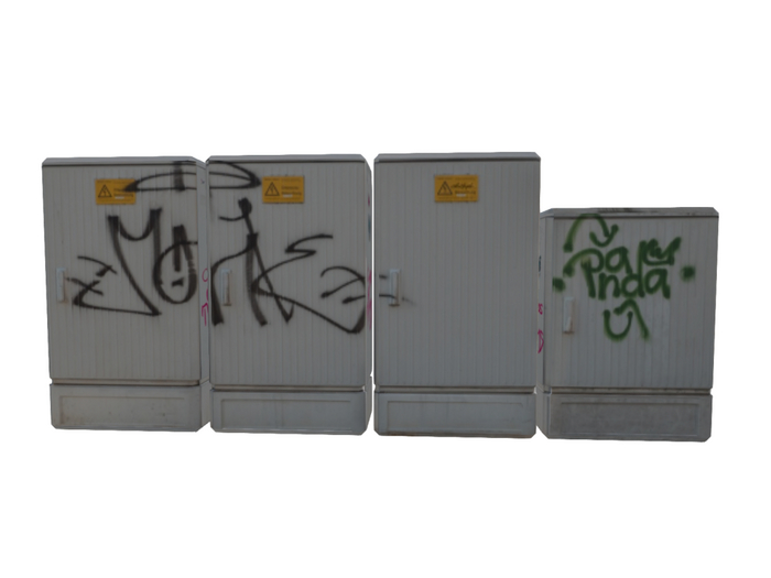 Second Life Marketplace - german electrical box 1-4 linked