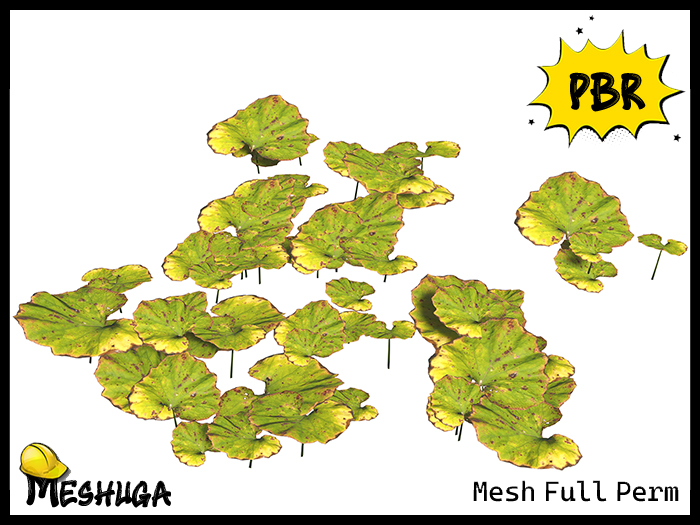 Second Life Marketplace - Meshuga PBR River Coltsfoot FULL PERM MESH