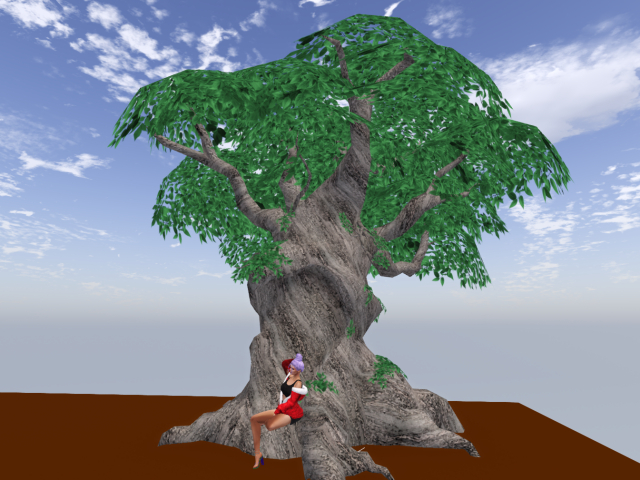 Second Life Marketplace - Moon Lace ~.~ Pearl Fae Cuddle Tree [Green]