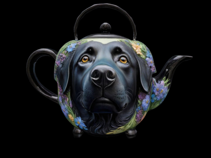 Second Life Marketplace - HB: Black Lab Teapot FuLL PERM