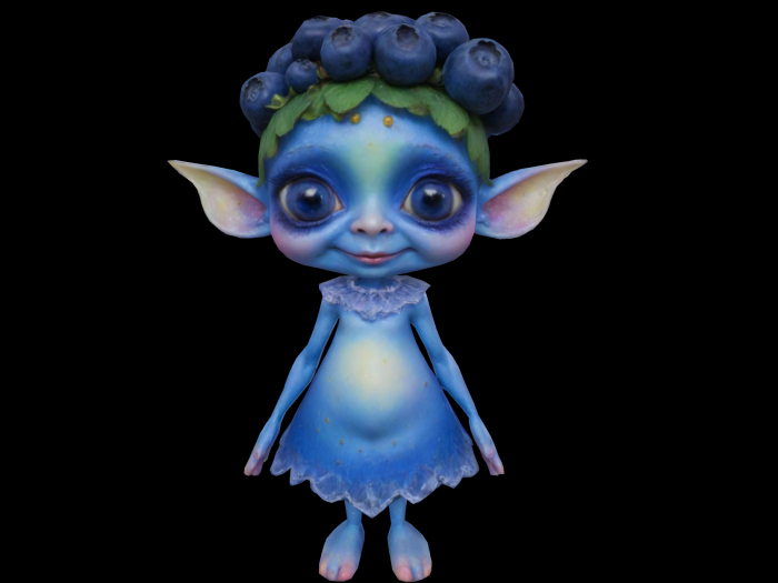 Second Life Marketplace - HB: Blueberry Fairy Statue FuLL PERM