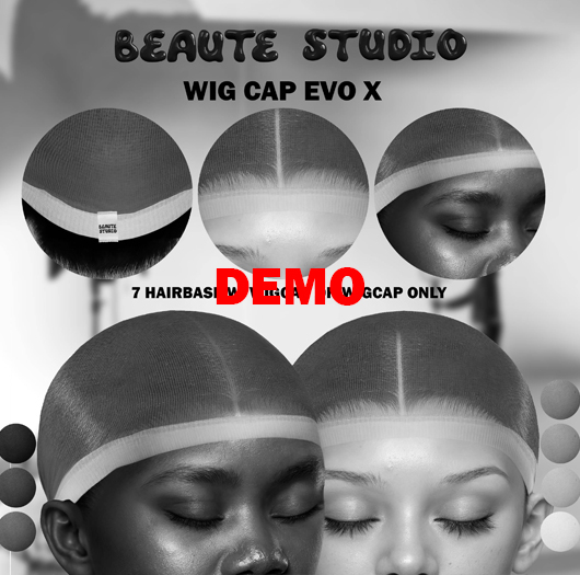 Second Life Marketplace - Beaute - WIG CAP EVO X & GENUS DEMO