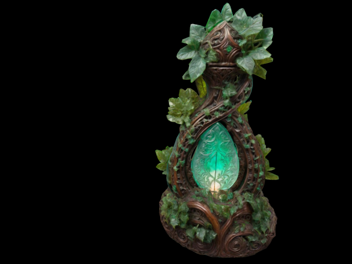 Second Life Marketplace - HB: Ornate Emerald Vines Statue FULL PERM