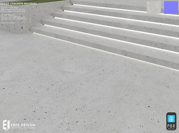 Second Life Marketplace - Karok Concrete PBR Material [Erfe Design] PACK