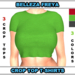 Second Life Marketplace - Debbie-Crop Top T-Shirt 3 Pack #1 For The ...