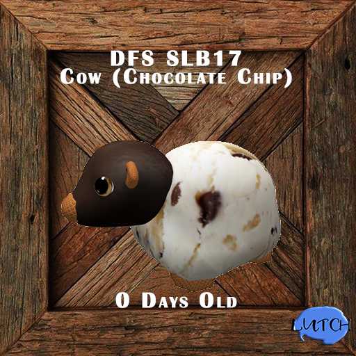 Second Life Marketplace - DFS SLB17 Cow (Chocolate Chip) (0 Days Old )
