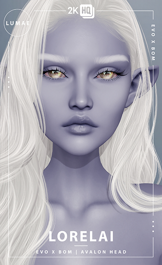 Second Life Marketplace - LUMAE Fantasy Skins Vol 2 : EVO X 2K - POWDER ...