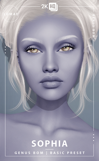 Second Life Marketplace - LUMAE Fantasy Skins Vol 2 : GENUS BoM 2K ...
