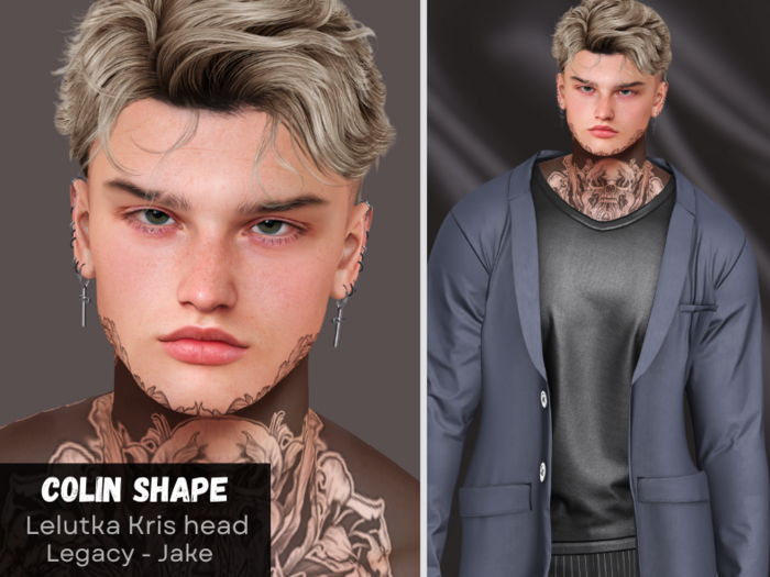 Second Life Marketplace - -[Stanley] Colin Shape Kris - Lelutka Kris ...