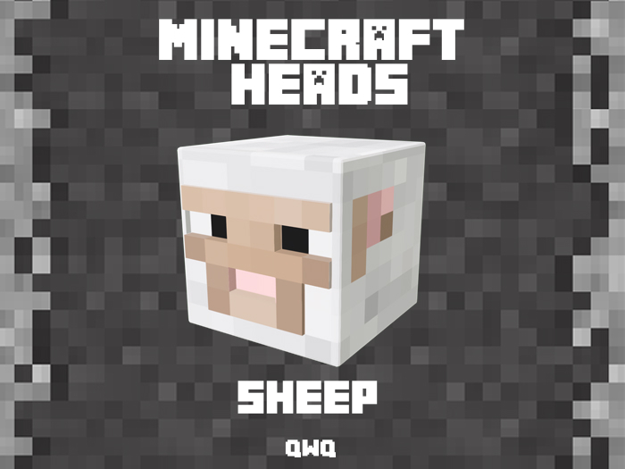 Second Life Marketplace - QwQ - Minecraft Sheep Head
