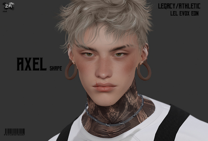 Second Life Marketplace - [ZENER]. Axel Shape - Lel Eon EvoX