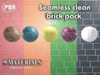 Second Life Marketplace - PBR clean brick seamless (Pack)