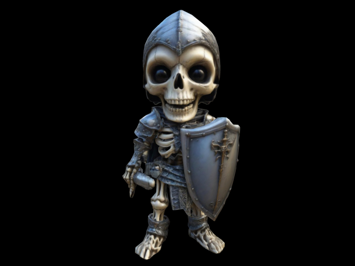 Second Life Marketplace - HB: Chibi Skeleton Knight FULL PERM