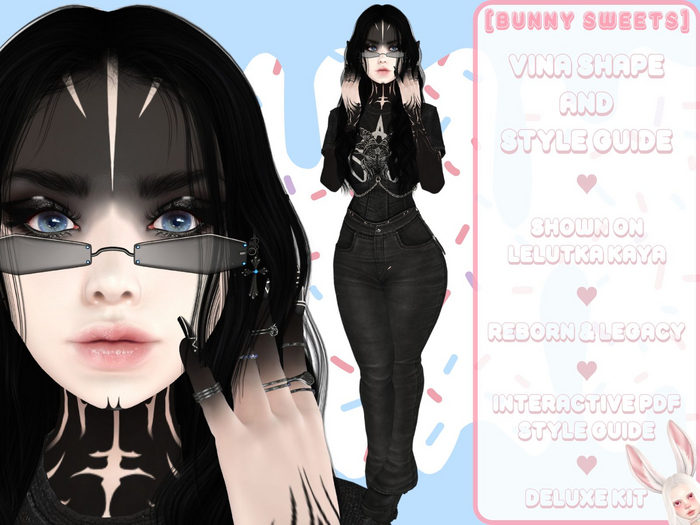 Second Life Marketplace - [Bunny Sweets] Vina Shape X Lelutka Kaya