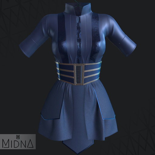 Second Life Marketplace - MIDNA - Ginko Outfit - BLUE [ADD]