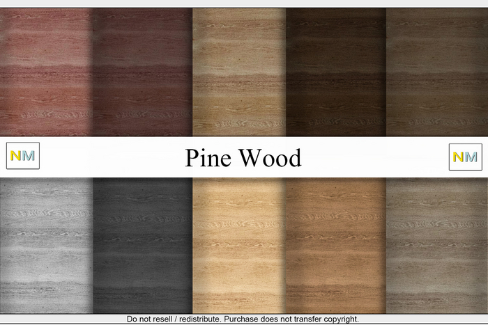 Second Life Marketplace - Pine Wood Textures NM