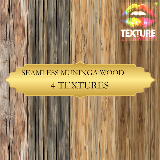 Second Life Marketplace - Texture Collectives - Seamless Muninga Wood