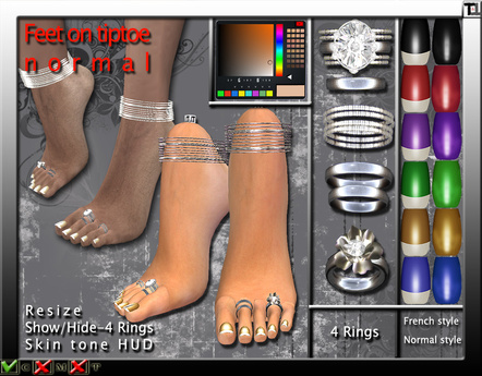 Second Life Marketplace - @NEW@{T&T}Beautiful body~~feet on tiptoe normal~~