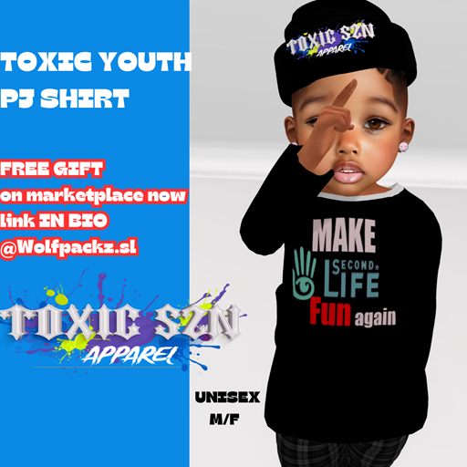 Second Life Marketplace - FREE GIFT- Make Second Life fun Shirt (Youth)