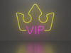 Second Life Marketplace - Vip crown neon sign Full Permission