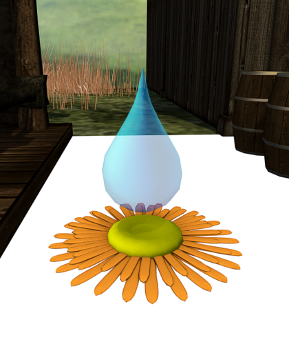 Second Life Marketplace - DFS Water Barrel - Fairy Dew Drop (FSB#40 ...