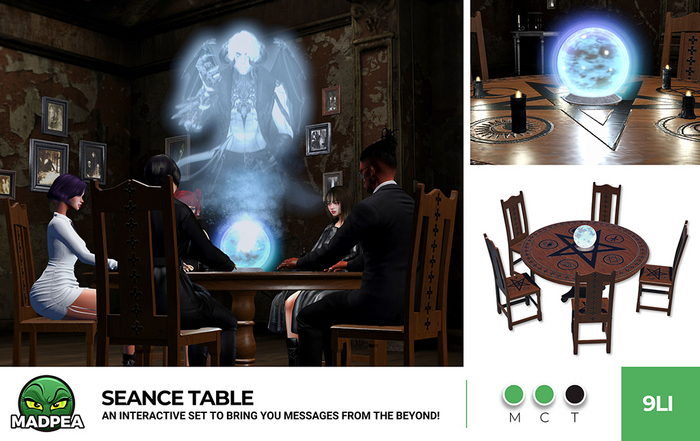 Second Life Marketplace - MadPea Seance Table