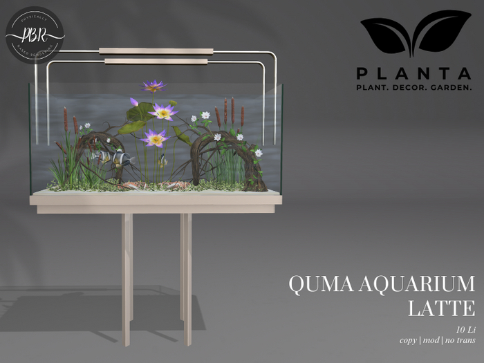 Second Life Marketplace - Planta - Quma Aquarium Latte