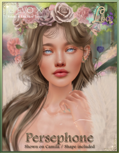 Second Life Marketplace - Loa - Persephone Skin ~LeLutka EVO X Applier ...