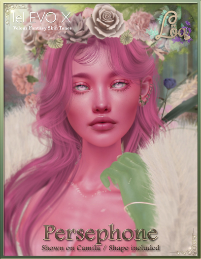 Second Life Marketplace - Loa - Persephone Skin ~Lelutka EVO X / VELOUR ...