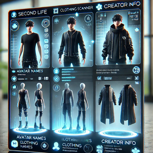 Second Life Marketplace - [HUD] Avatar Clothing Scanner – Show Names ...
