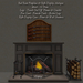 Second Life Marketplace - Red River Fireplace & Rifle Display Antique1