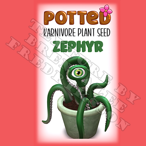 Second Life Marketplace - Potted: Karnivore Plant Seed: Zephyr (ACTUAL ...