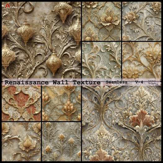 Second Life Marketplace - Renaissance Wall Texture