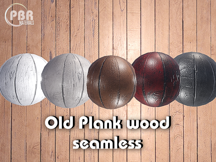 Second Life Marketplace - PBR Old wood plank seamless